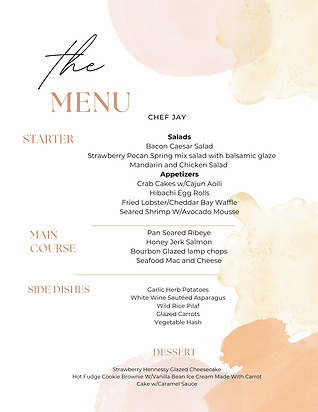 MENU | Miamiarbnbexperience