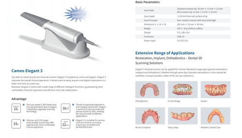 AORALSCAN 3 INTRA ORAL 3D SCANNER - CEIO3DS | MagnifiDENT