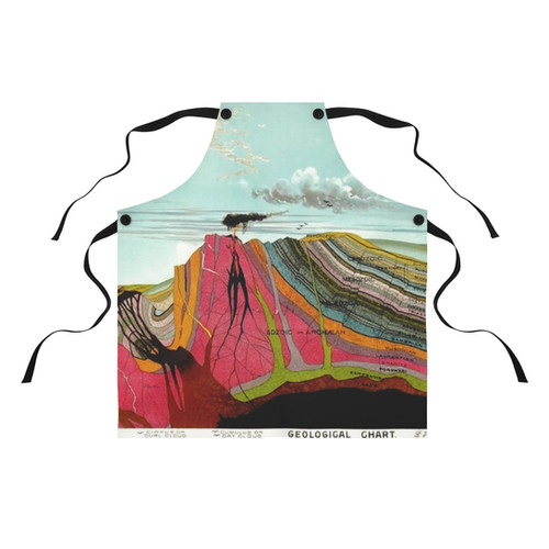 Geological Chart Volcano Apron | yourdesignmd