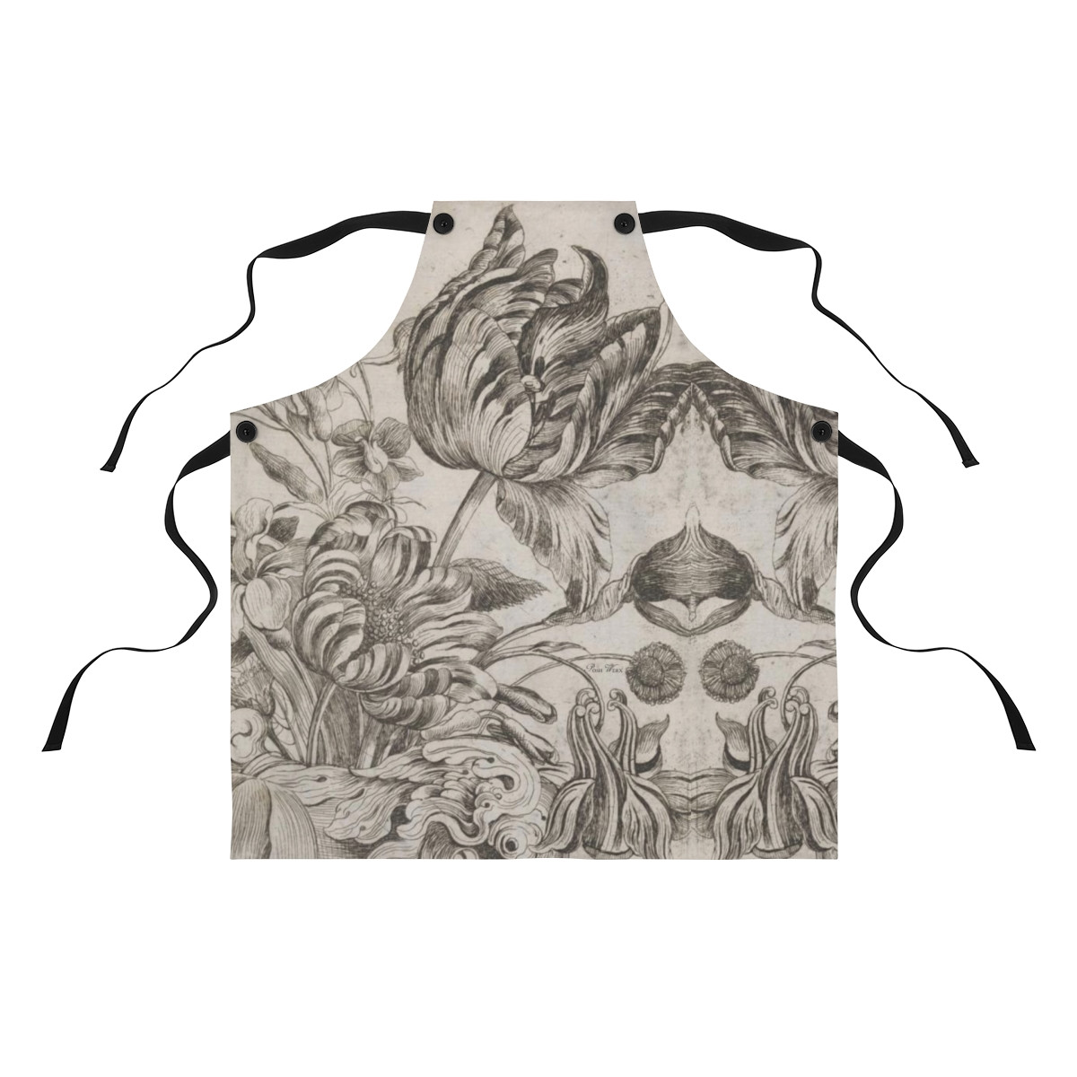 Dutch Tulip Drawing Apron