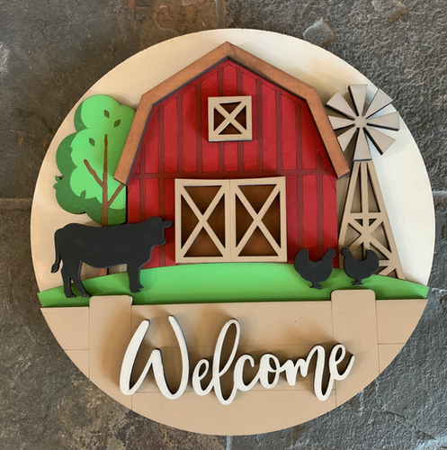 Farm themed welcome sign | FarmhouseExpressions