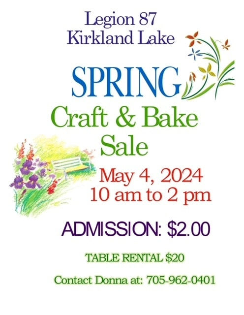 KL Legion Spring Crafts Fair: May 4 | cjklfm