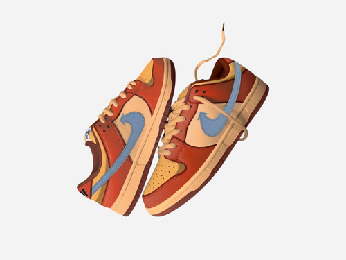 Avatar Aang Custom Nike Dunk | Olympus Montane