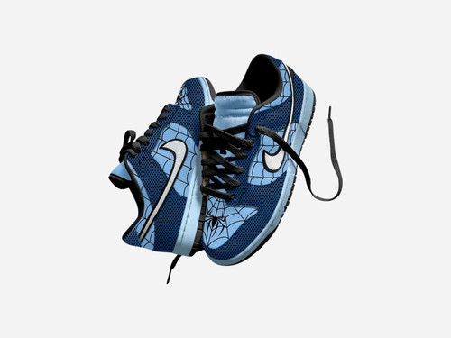 Spider-Man Blue Custom Nike Dunk | Olympus Montane