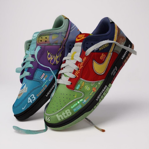 Disney Cars Multi-Character Custom Nike Dunk Shoes | Olympus Montane
