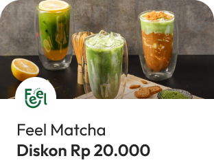 Feel Matcha: Diskon Rp 20,000 | Nex App