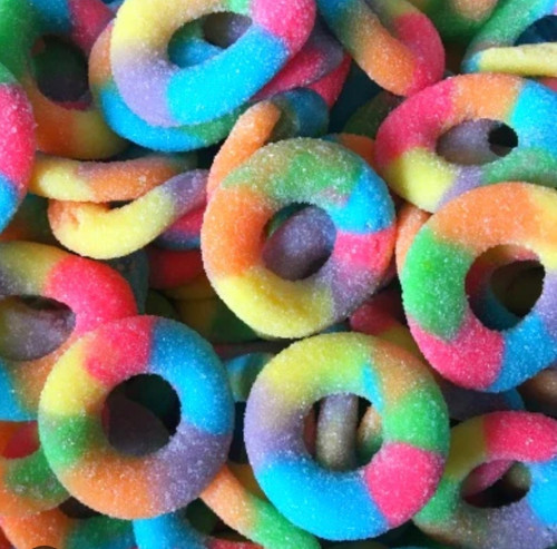 Fizzy Rainbow Rings | Sweetiez The Halal S