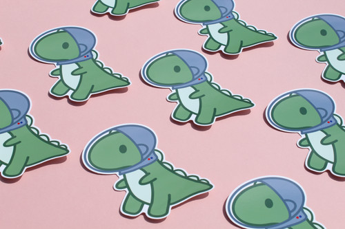 Astro Dino Sticker | The Quirky Dino