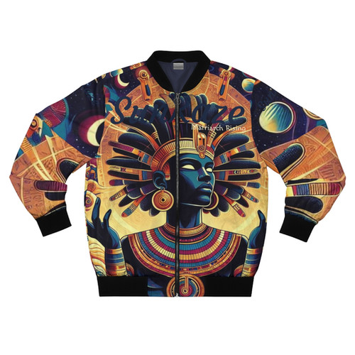 Men's Bomber Jacket: SunRaze Matriarch Rising Design | Sunraze