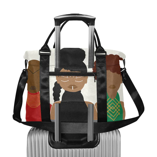 Mygani® Curly Hair Illustrated Trolley Bag | ATBB