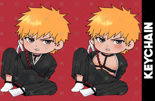 Ichigo Unofficial Heart Fanart Keychain | theyaoiarmy