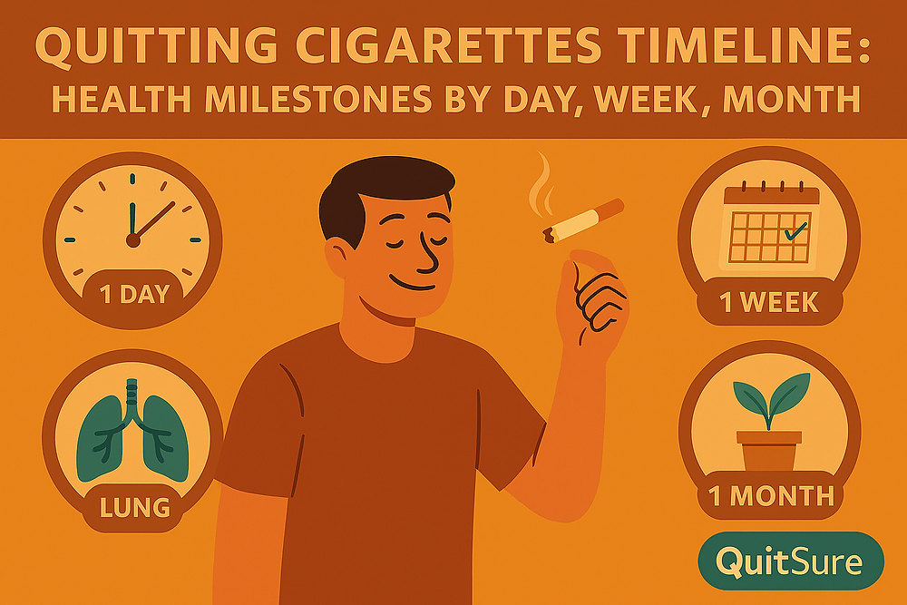 Quitting Cigarettes Timeline: Health Milestones by Day, Week, Month
