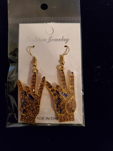 Sgrho Hand Earrings | ElegantGreekJewelry