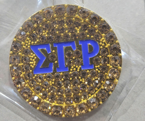 Sgrho New Big Bling Pin | ElegantGreekJewelry