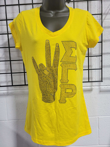 Sgrho Bling Hand Tshirt | ElegantGreekJewelry