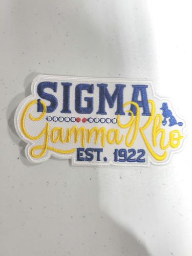 Sigma Gamma Rho/1922 Patch | ElegantGreekJewelry