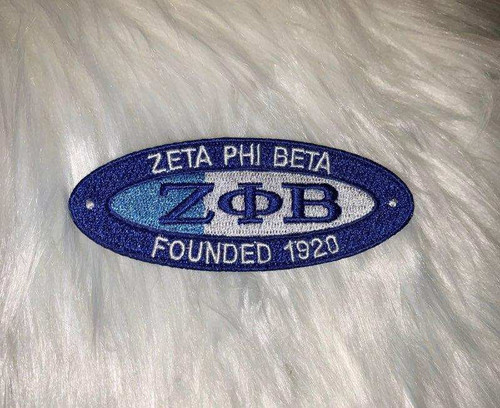 Zeta phi beta patch | ElegantGreekJewelry