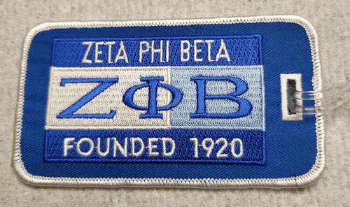 Zeta 1920 Luggage Tag | ElegantGreekJewelry