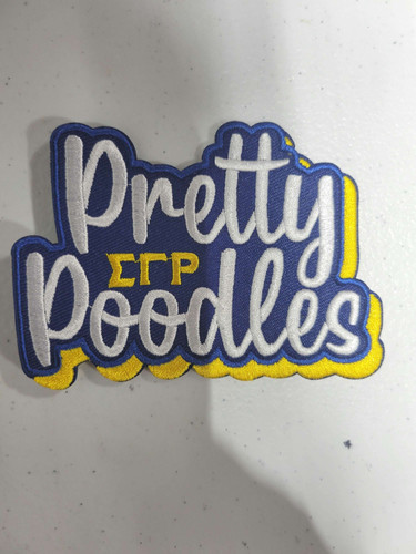 Sgrho Pretty Poodle Patch | ElegantGreekJewelry