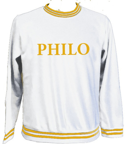 Philo Letter Sweatshirt | ElegantGreekJewelry