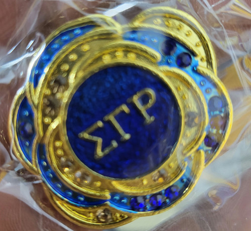 Sgrho Flower Pin | ElegantGreekJewelry