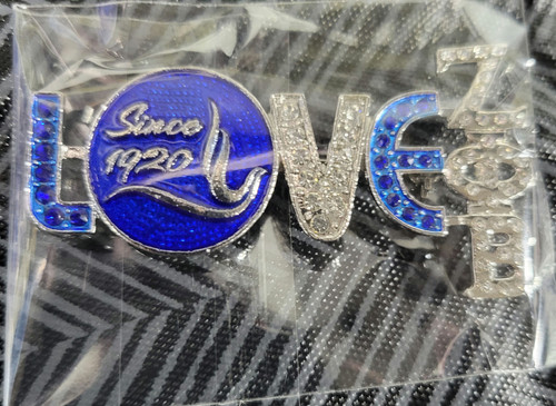 Zeta Love Pin | ElegantGreekJewelry
