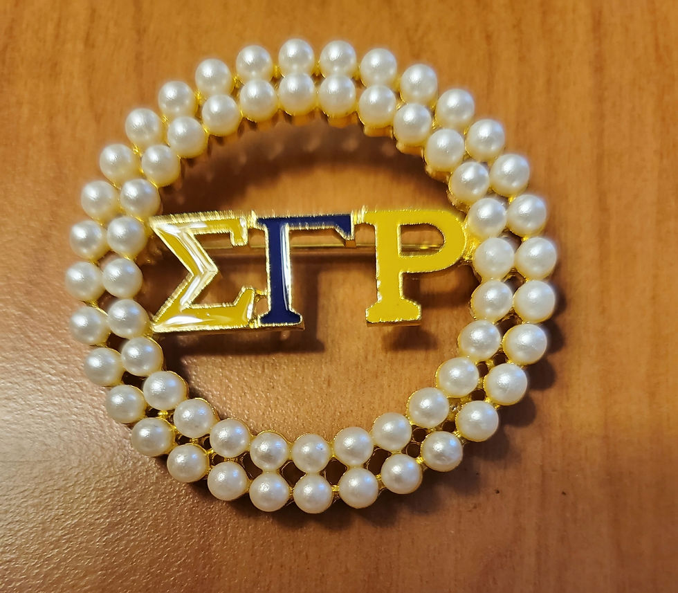 SGRho Lapel Pins | ElegantGreekJewelry