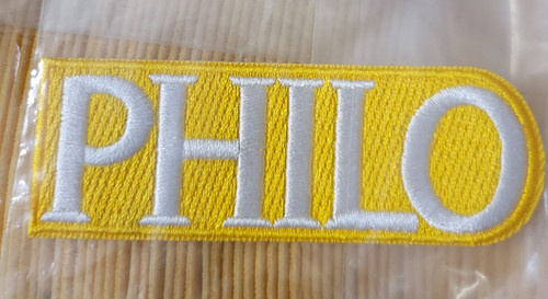 Philo Letter Patch | ElegantGreekJewelry