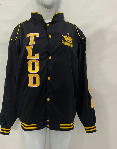 Tlod Black Race Car Jacket | ElegantGreekJewelry