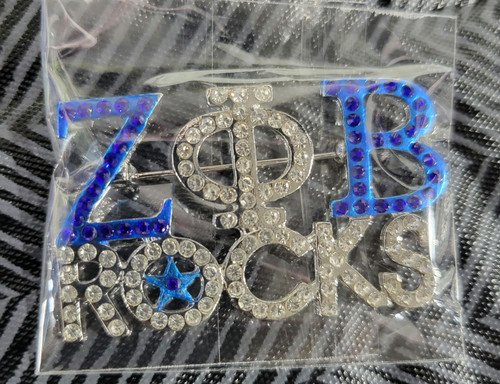 ZETA Rocks Pin | ElegantGreekJewelry