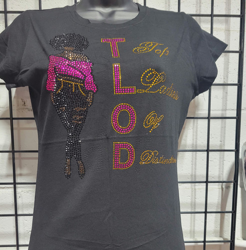 Tlod Lady Bling Tshirt | ElegantGreekJewelry