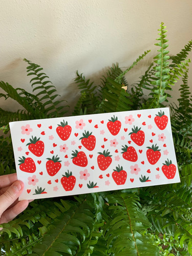 17 Floral Strawberries | Charlie Rose Studio