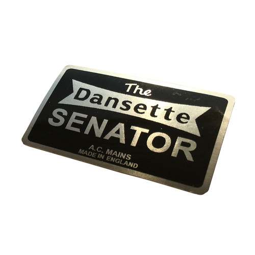 Dansette Senator Label | Replacement Decal Stickers | Dansette Revolver