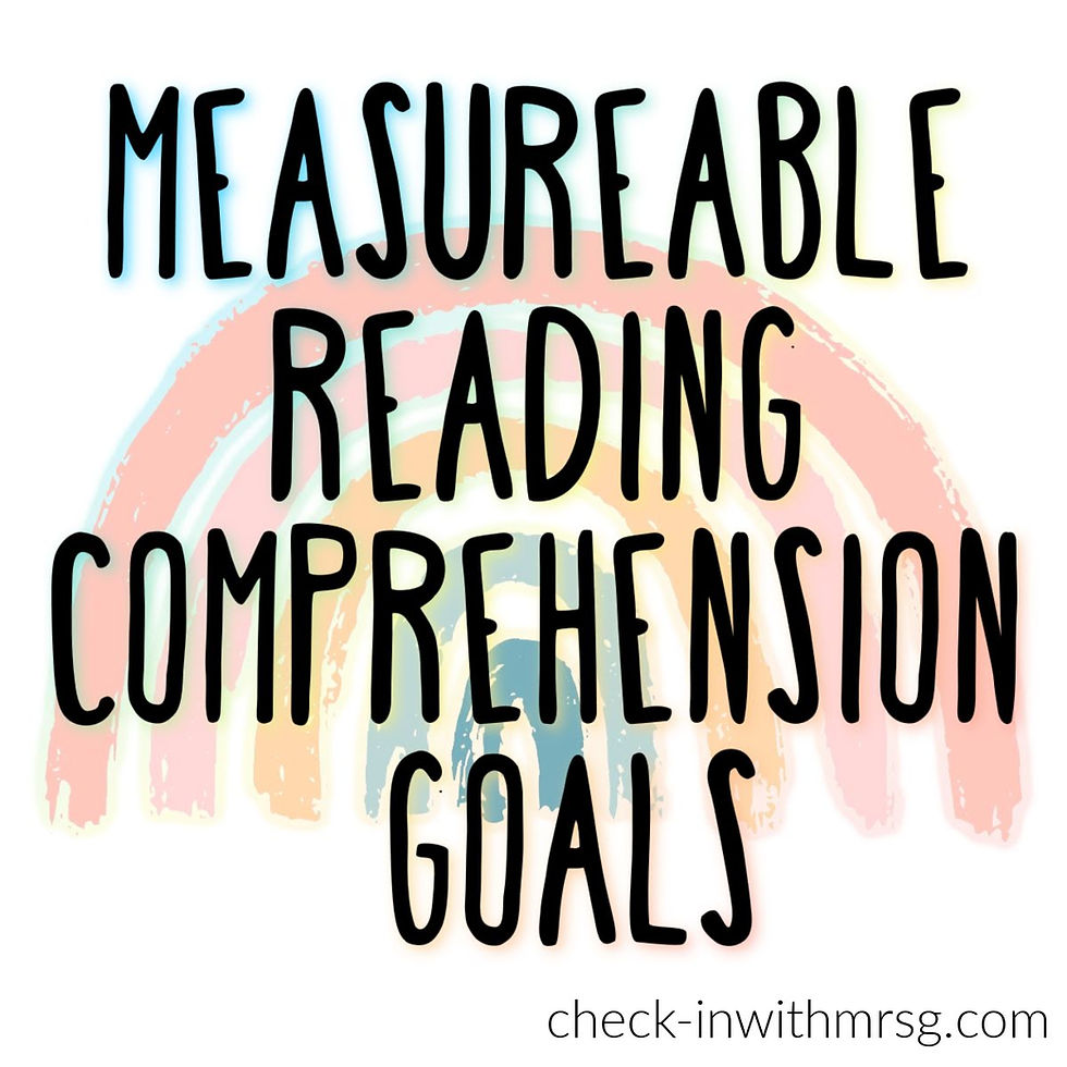 Measurable Goals For Reading Comprehension measurable-goals-for-reading-comprehension