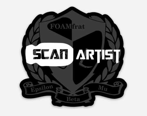 FOAMfrat Scan Artist Sticker | FOAMfrat OLD