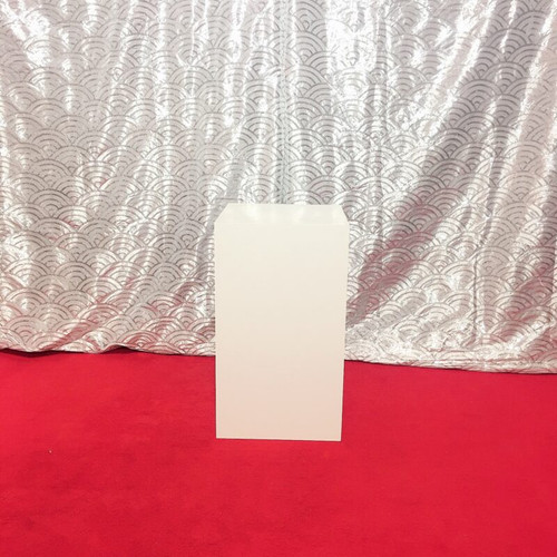 White Rectangular Plinth - Starting at | Kmpartyrental