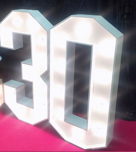 Marquee Light up Number (1-90) | Kmpartyrental