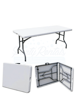 Rectangular Folding Table - 6 FT | Kmpartyrental