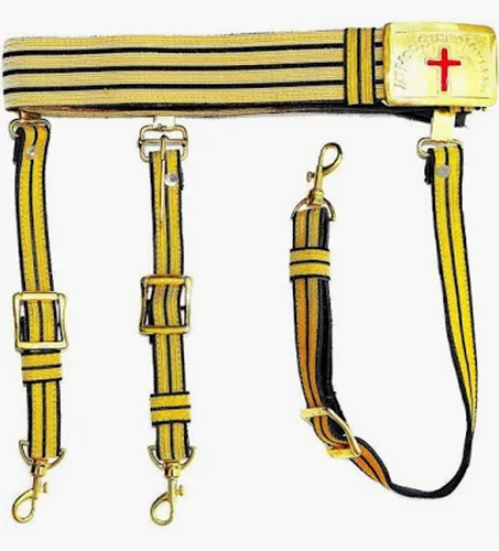 EC SWORD BELT (GOLD/BLACK) | Lone Star Grand Comm