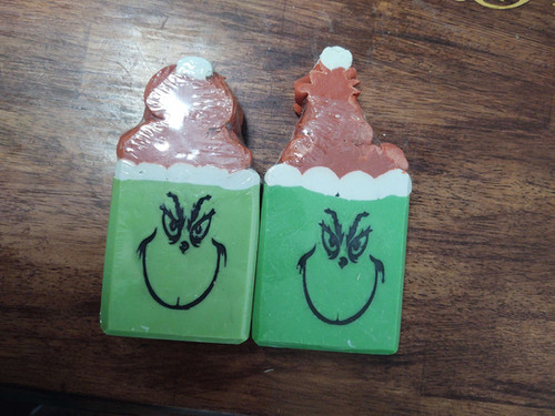 Grinch soap!! | Navishandmade