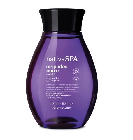 NATIVA SPA Black Orchid (Orquídea Noire) Moisturizing Body Oil 200ml ...