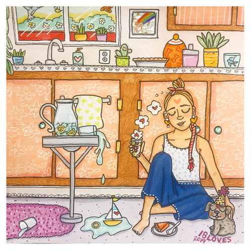 "Whoopsy Daisy" | 18Loves Art