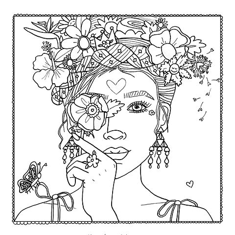 nature coloring pages