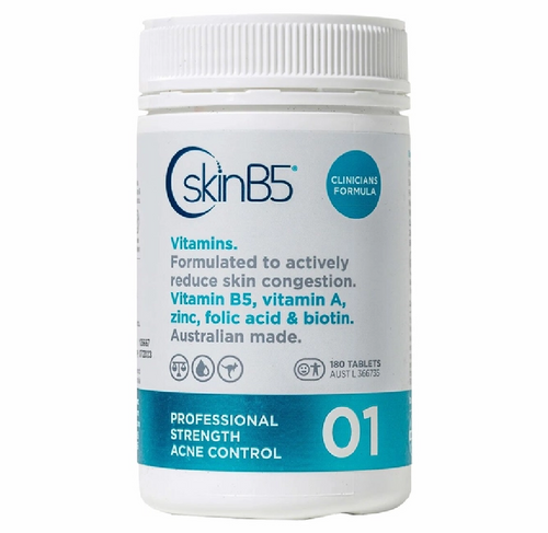 Skin B5 Professional Strength Acne Control 180tabs | its-all-good