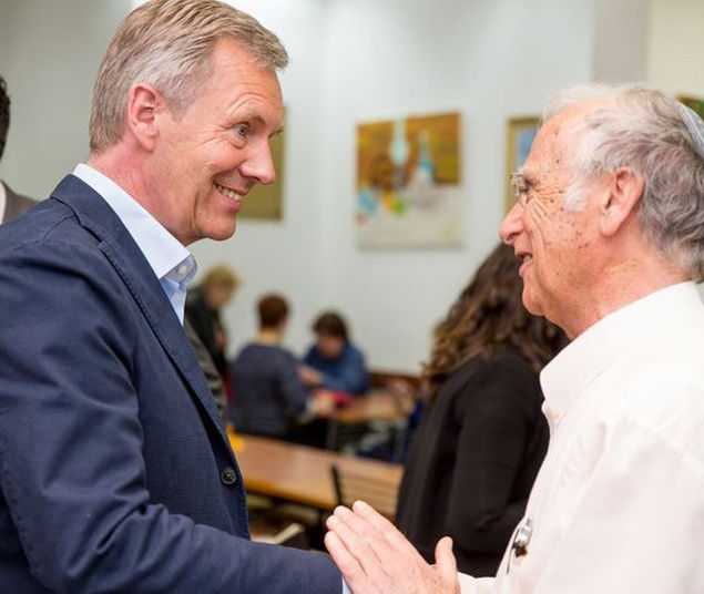 Former German President Christian Wulff Visits Meir Panim