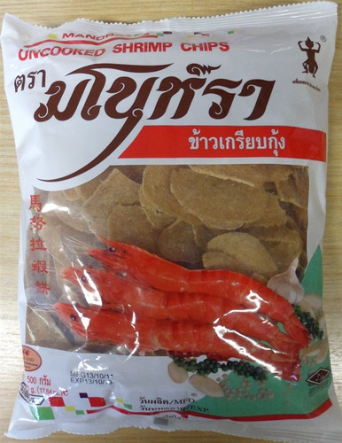 PPC5 Manora Prawn Cracker 500g*20 (Thai) | Mur Thai