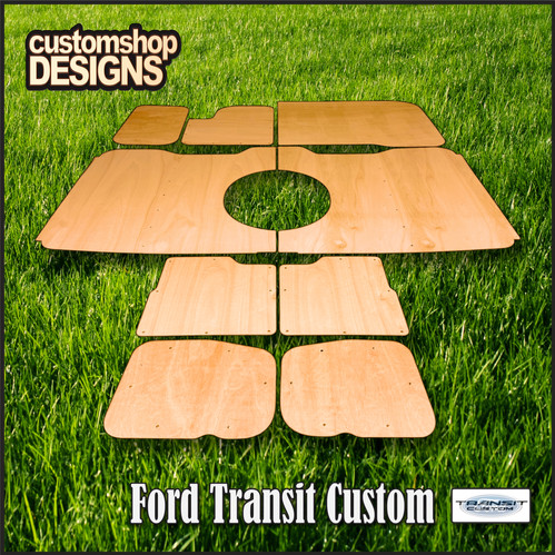 Ford Transit Custom (2024 - Onward) LWB Panel Van 3.6mm Ply Lining Kit ...