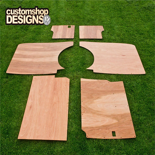 VW T4 Transporter (1990 - 2003) LWB Camper Van Panels 6mm Ply Lining ...