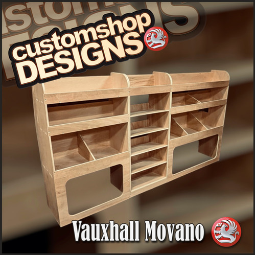 Vauxhall Movano (2001 - Onward) LWB (L3) Van Racking Storage Unit ...