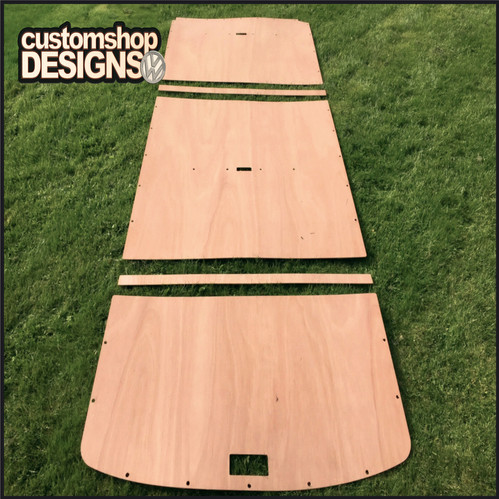 VW T4 Transporter (1990 - 2003) SWB Campervan 3.6mm Roof Ply Lining Kit ...
